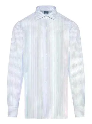 FINAMORE 1925 Striped Shirt - White