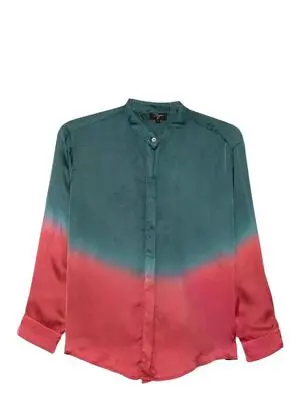 YAVI Nolen Dip-dyed Shirt - Green
