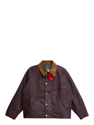 Barbour Corduroy-collar Jacket - Purple
