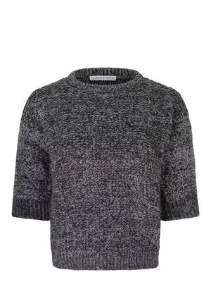 CARACTÈRE Ribbed-trims Sweater - Grey