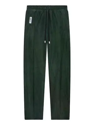 Gcds Pinstripe Drawstring Trousers - Green
