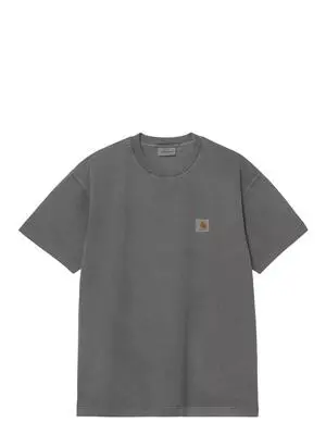 Carhartt Work In Progress S/s Vista Logo-chest T-shirt - Grey