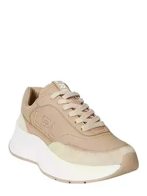 Ralph Lauren Franky Panelled Sneakers - Neutrals