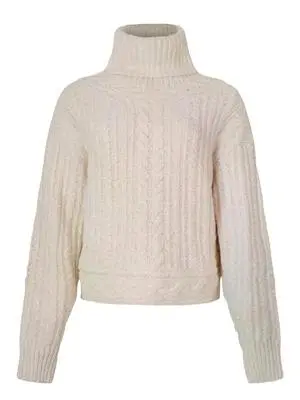 ISABEL MARANT Cable-Knit Roll-Neck Sweater