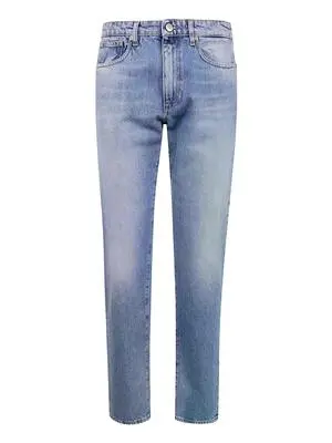 Incotex Washed Jeans - Blue