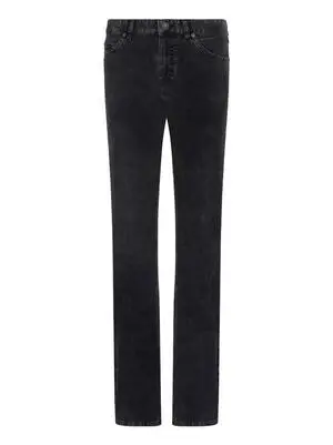 Isabel Marant Patch Pocket Jeans - Black