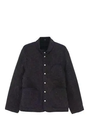 TAIGA TAKAHASHI Press-stud Fastening Jacket - Blue
