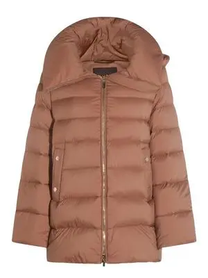 MOORER Natalia Down Jacket - Brown