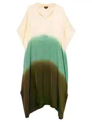 YAVI Dip-dyed Maxi Dress - Neutrals