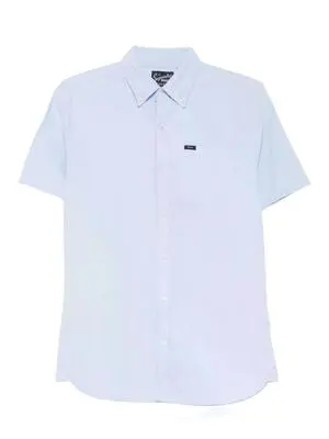 Superdry Short-sleeve Cotton Shirt - Blue
