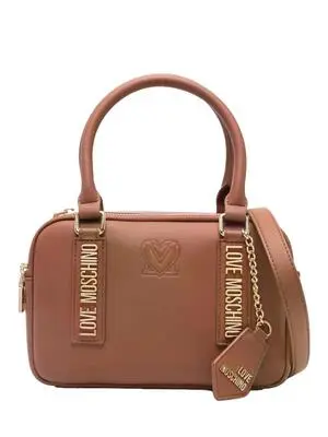 Moschino Logo-lettering Tote Bag - Brown