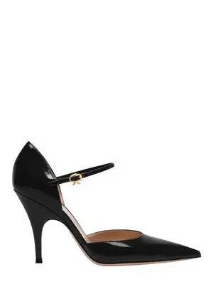 GIANVITO ROSSI Sofia D'orsay Pumps - Black - Glossy Nappa