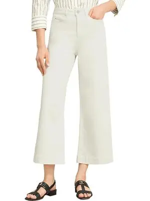 HOBBS LONDON Brinley High-rise Cropped Jeans - Milky White