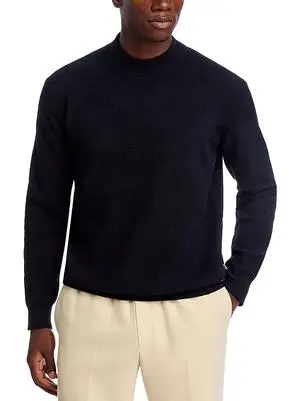 Nn07 Davy Mock Neck Sweater - Black