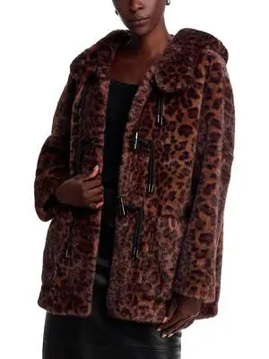 Kobi Halperin Daisy Faux Fur Coat - Brown Multi