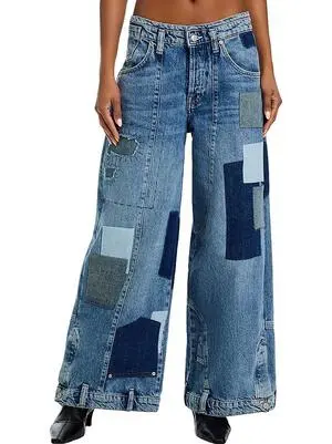 Free People We The Free Head Over Heels Mid-rise Jeans - Turn Me Up