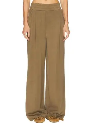 Varley The Extra Wide Leg 32 Pant - Military Olive