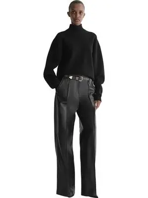 A.L.C. Liam Leather Pant - Black