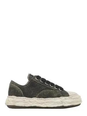 Mihara Yasuhiro Hank Lace-up Leather Sneakers - Black
