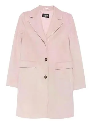 Marella Notched-lapel Single-breasted Coat - Pink