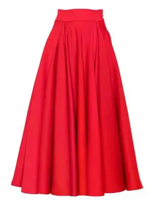 M.MARQUISE Ingrid Midi Skirt - Red