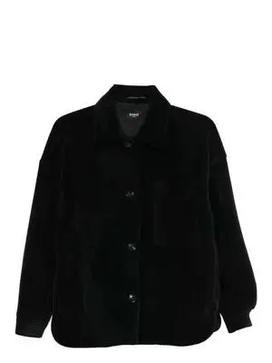 Marella Andy Corduroy Shirt Jacket - Black
