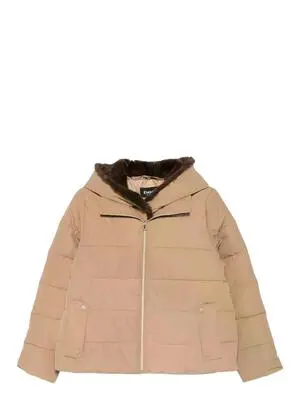 Marella Puffer Jacket With Hood - Neutrals