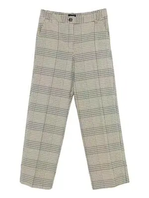 Marella Dany Checked Trousers - Neutrals
