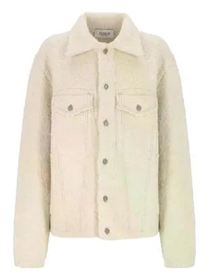 LANEUS Knitted Buttoned Jacket - Neutrals