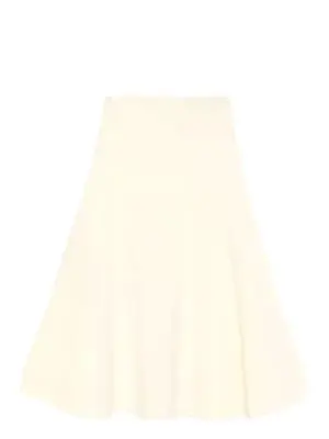 Jacquemus The Triangle Flared Maxi Skirt - Yellow