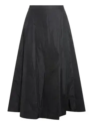 Add Panelled Midi Skirt - Black
