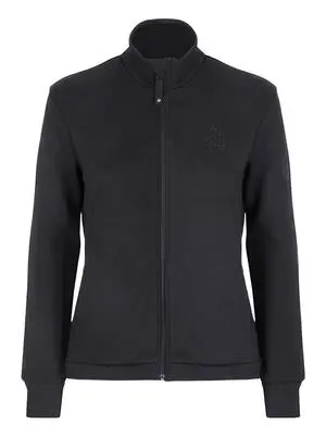CONTE OF FLORENCE Zip Sweater - Black