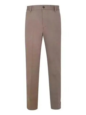 Peserico Button Trousers - Brown