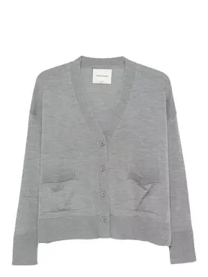 Laboratorio Capri Buttoned Pocketed Cardigan Grey