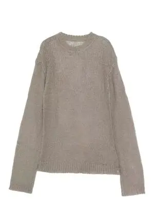 HELIOT EMIL Crew-neck Knitted Sweater - Grey