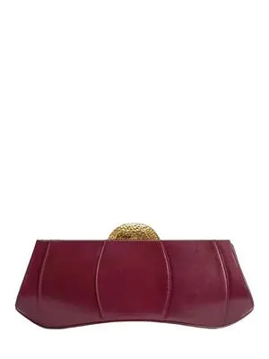 GIUSEPPE ZANOTTI Eve Lambskin Clutch - Red