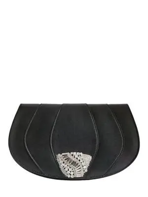 GIUSEPPE ZANOTTI Orbits Leather Clutch - Black