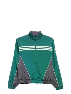 Adidas X Sporty & Rich Striped Windbreaker - Green