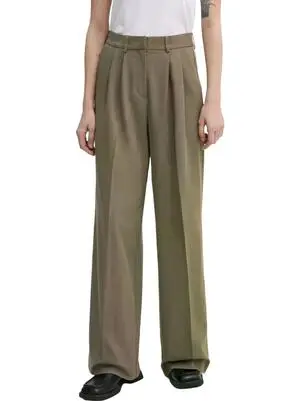 Day Birger Et Mikkelsen Mille Pleated Trousers - Green