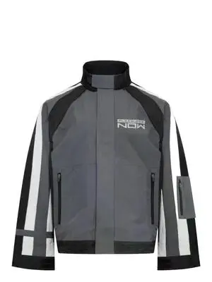 PLEASURES Tactical Moto Zip Jacket - Grey