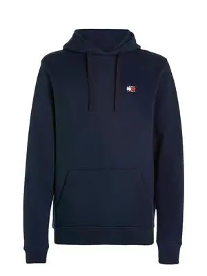 Tommy Hilfiger Ribbed Hoodie - Blue