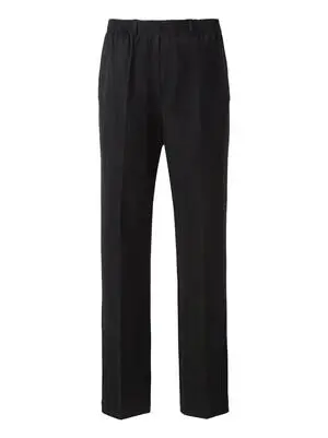 MEDEEA Wool Trousers With Side Seam Pockets