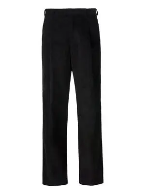 MEDEEA Tailored Cotton Trousers - Black