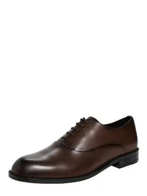 BOSS Tayil Smooth Leather Oxford - Dark Brown