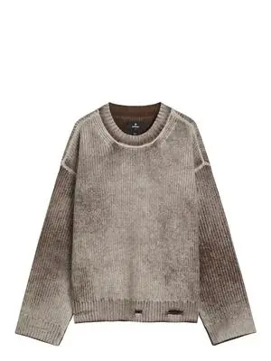 REPRESENT Reversible Dégradé Wool Jumper - Black