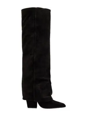 PARIS TEXAS Jane 100 Suede Knee-High Boots