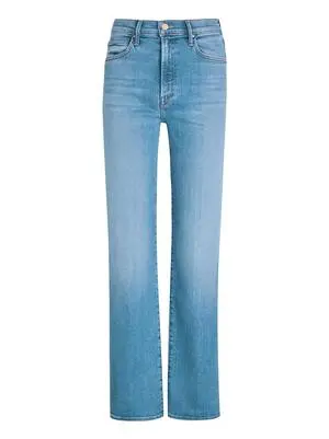 MOTHER The Kick It Straight-leg Jeans - Blue