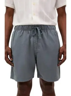 SCALPERS Linen Cargo Bermuda Shorts - Duck