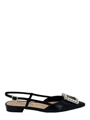 MADISON MAISON Slingback Flat - Black