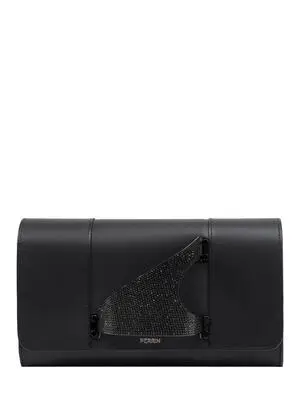 Perrin L'eiffel Strass Clutch - Black